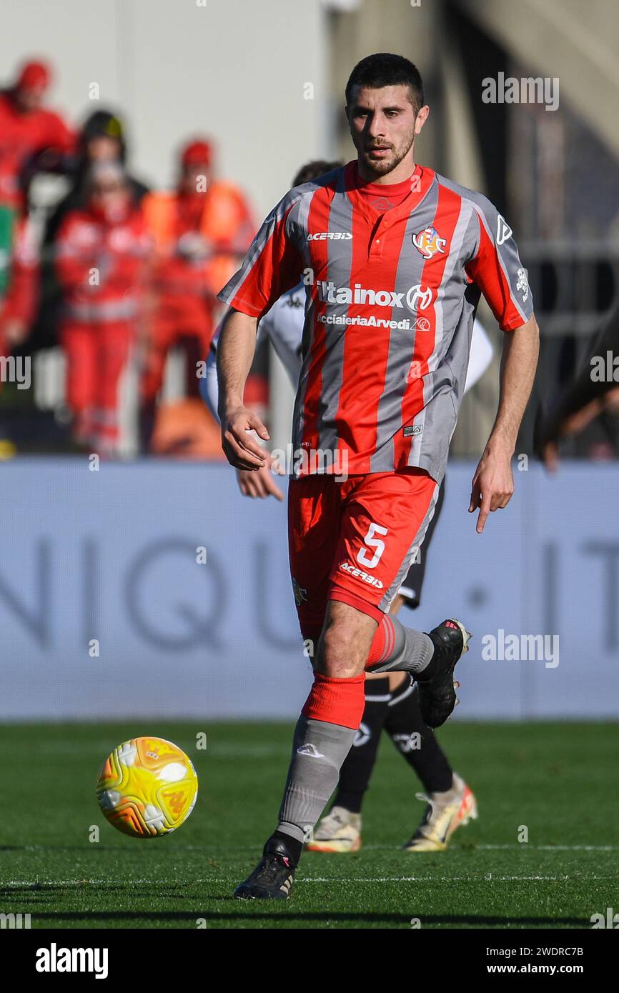 La Spezia, Italy. 20th Jan, 2024. Luca Ravanelli (Cremonese) during ...