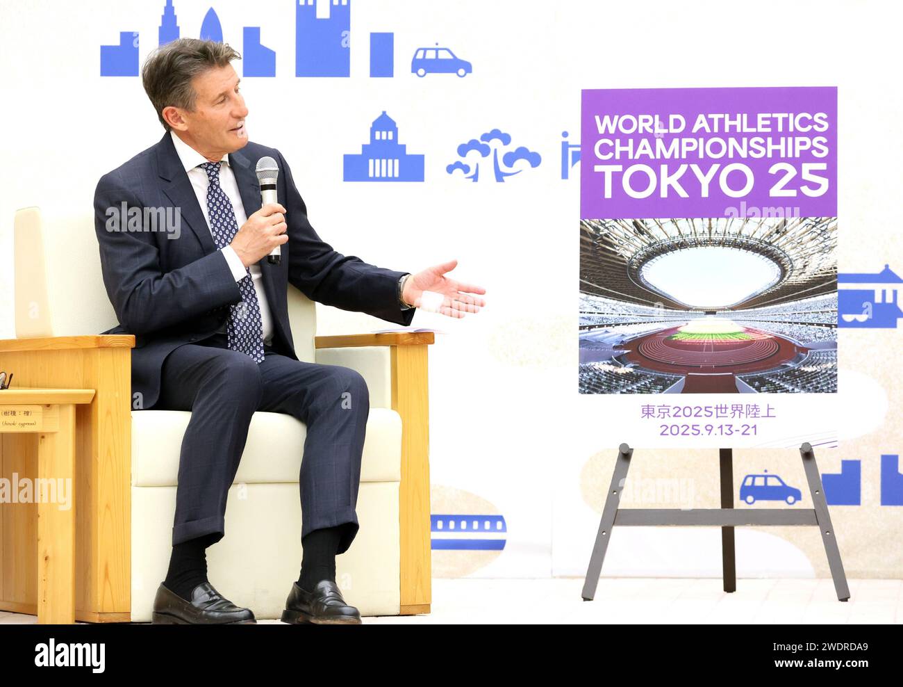 Tokyo, Japan. 22nd Jan, 2024. World Athletics president sebastian Coe ...