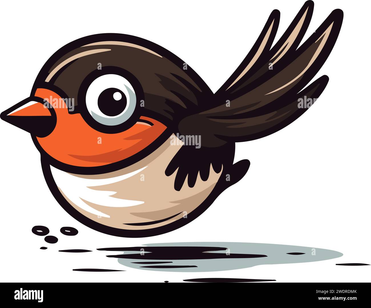 Funny swallow Stock Vector Images - Alamy