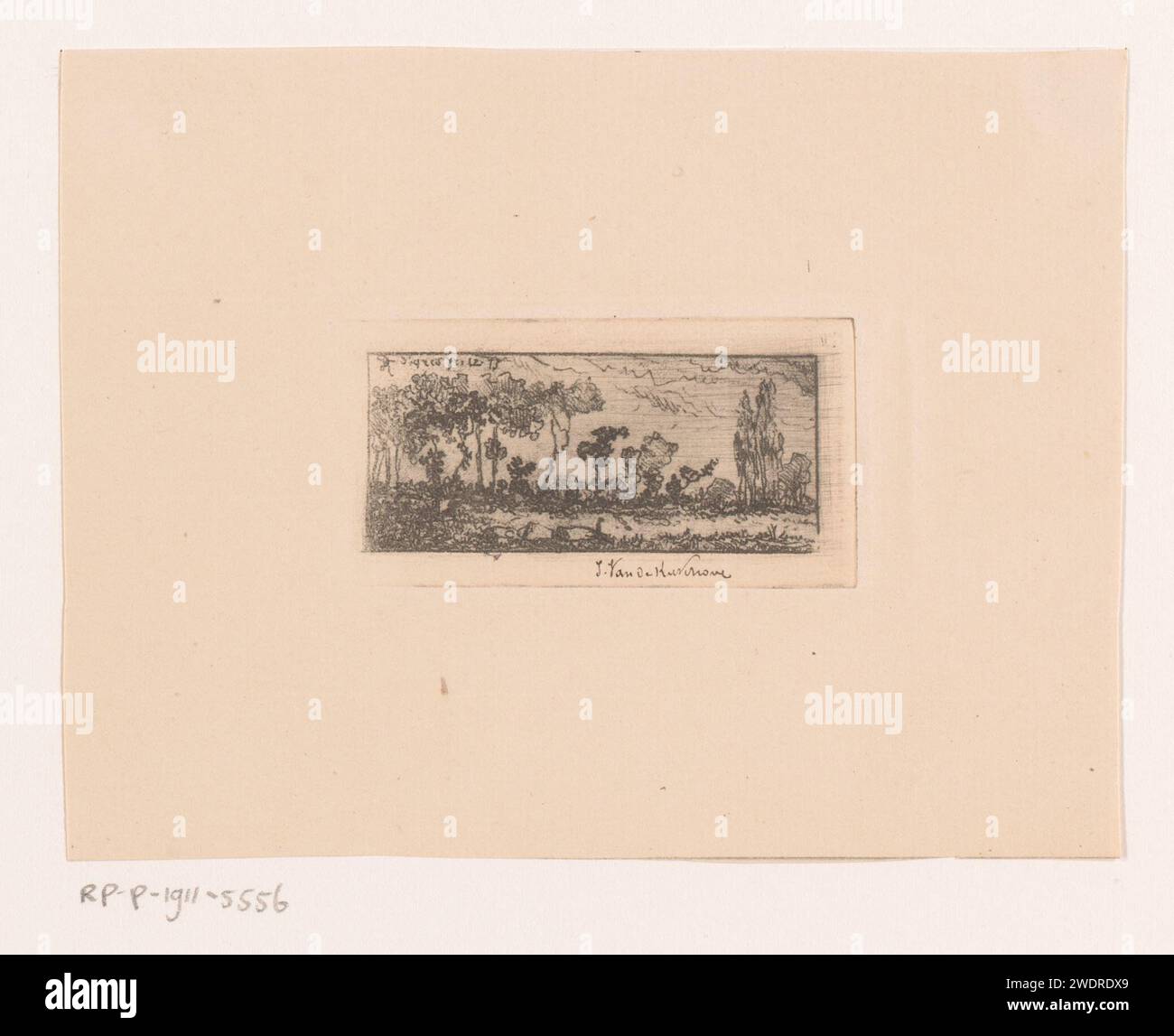 Tree -rich landscape, Jan van de Kerkhove, after Frédéric van de ...