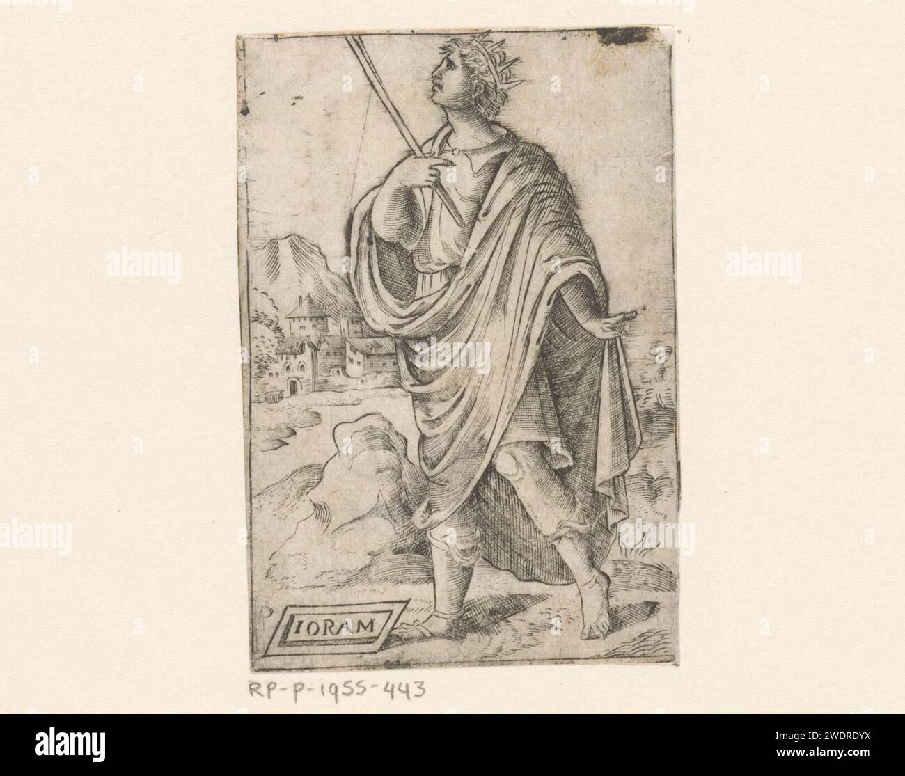 King Joram van Israel, Anonymous, 1500 - 1599 print King Joram of ...