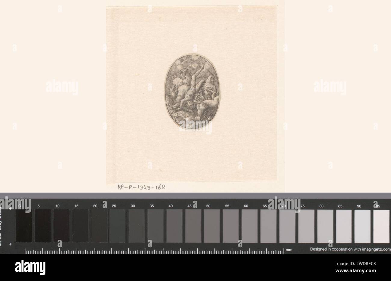 Val van Phaëton, Etienne Delaune, 1573 - 1580 print paper engraving ...