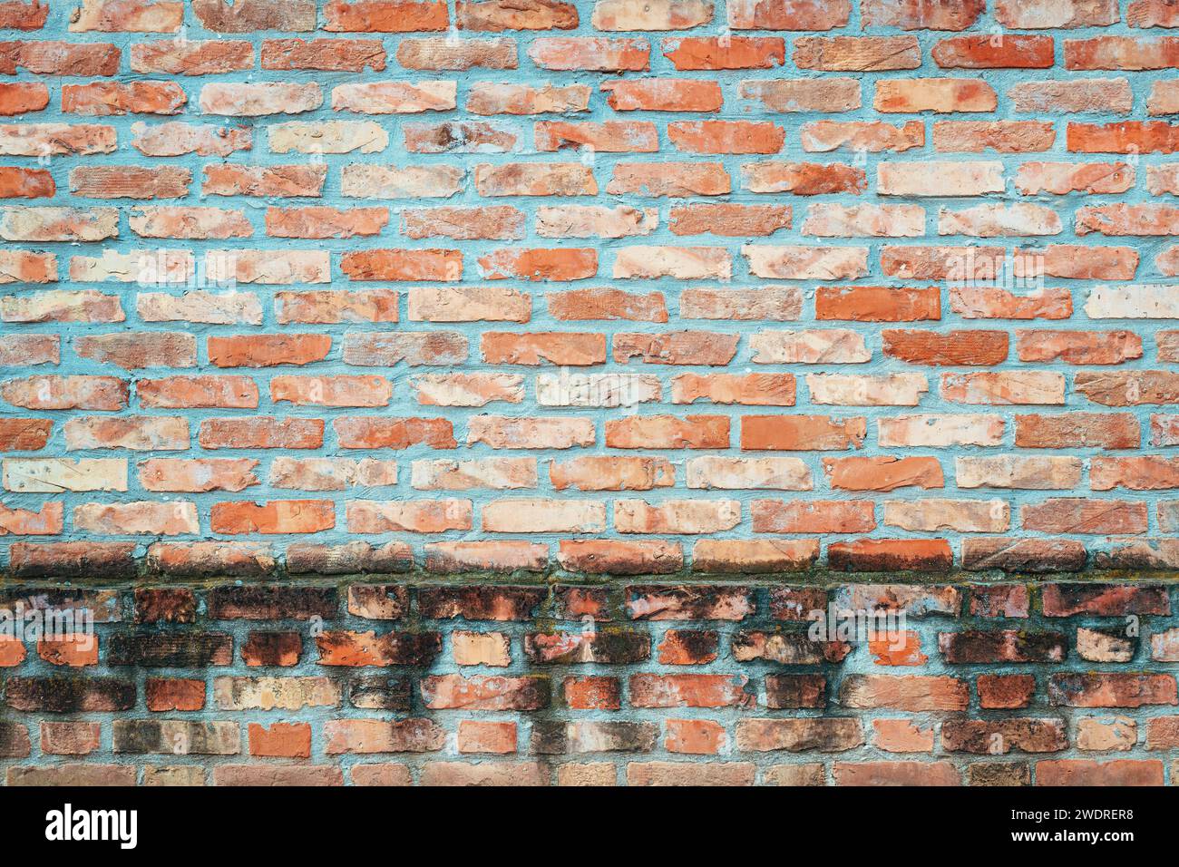 Brick wall building exterior as background design element Stock Photo ...