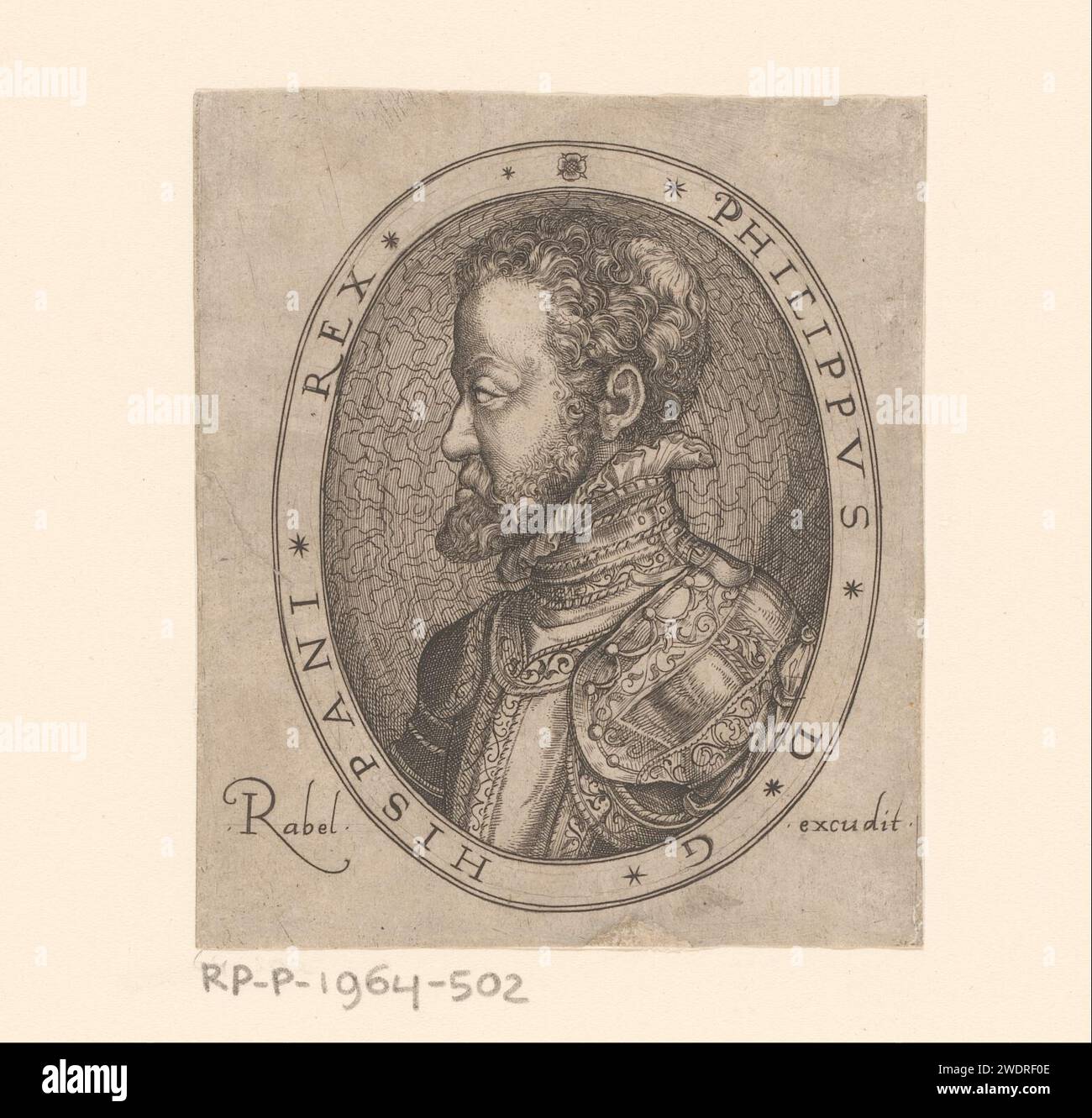 Portret van Filips II, Jean Rabel (attributed to), Jean Rabel, 1570 ...