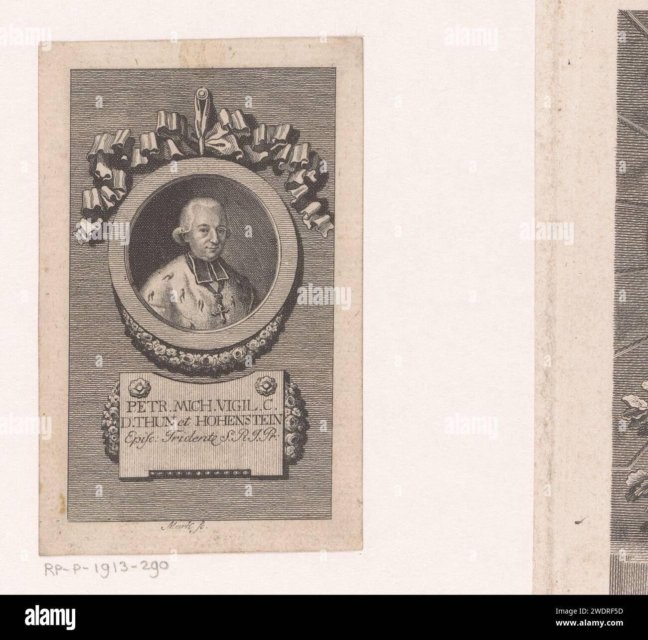 Portrait van Peter Michael Vigil von Thun and Hohenstein, Quirin Mark ...