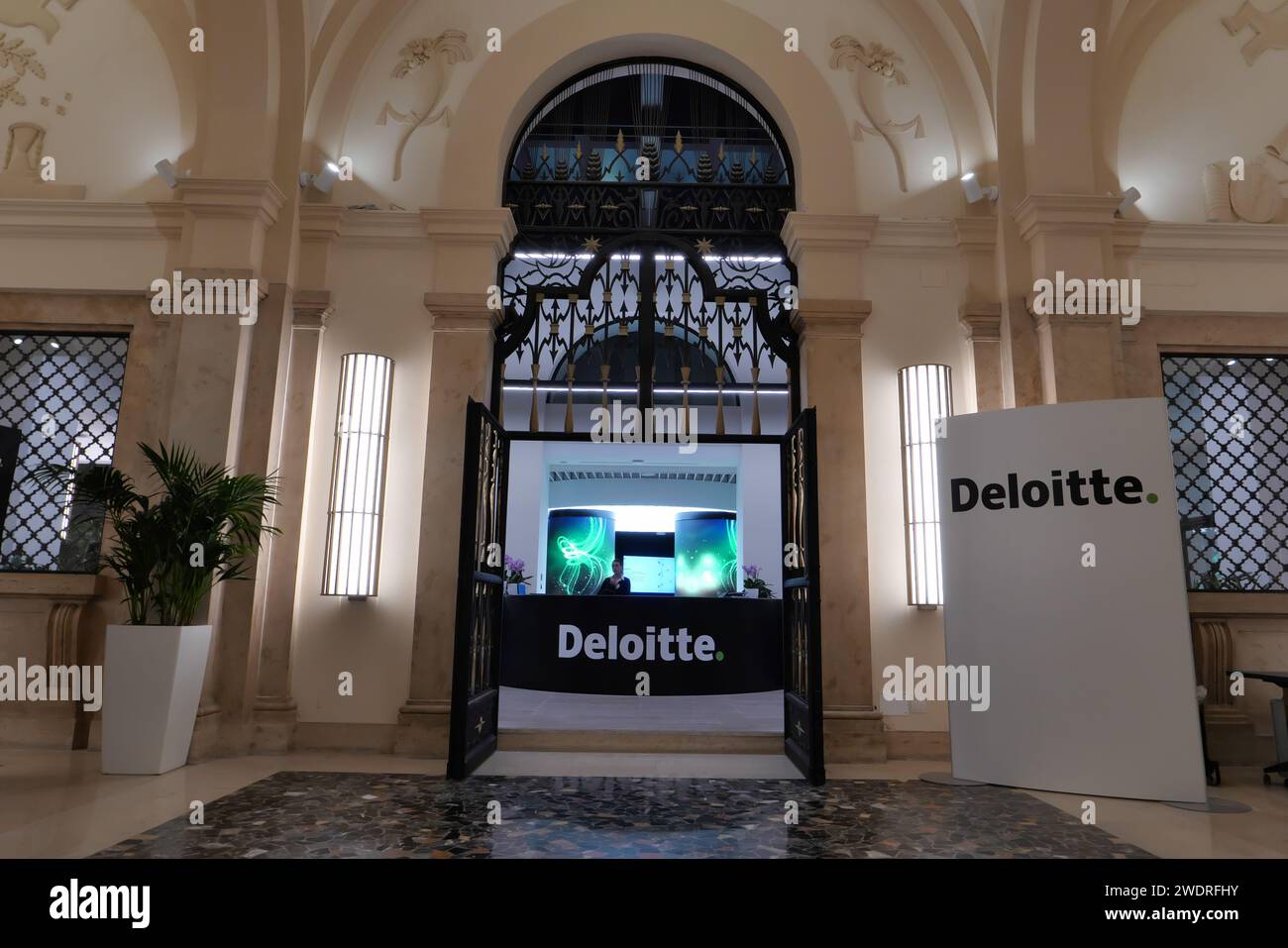 Sign deloitte hi-res stock photography and images - Alamy