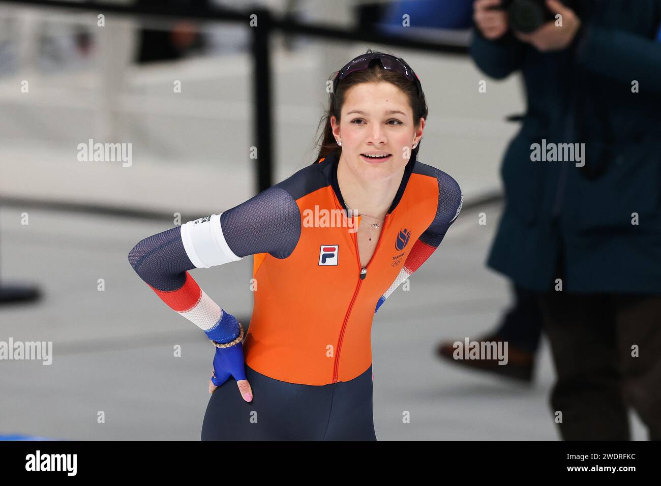 Gangneung, South Korea. 22nd Jan, 2024. Gold medalist Angel Daleman of ...