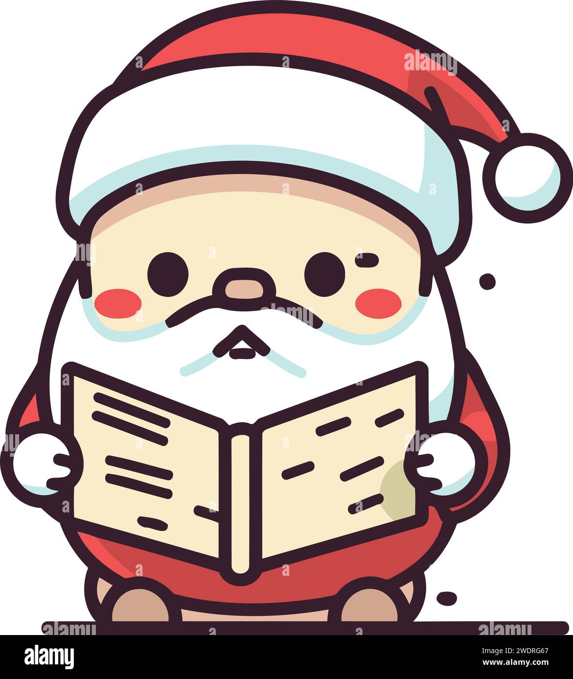 Christmas reading book Stock Vector Images - Alamy