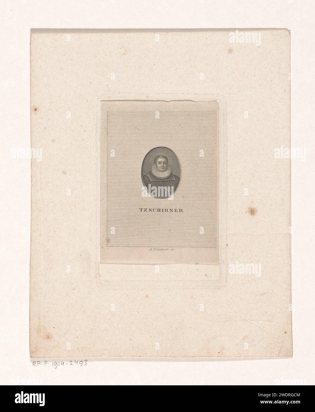 Portrait van Heinrich Gottlieb Tzschirner, Friedrich August Brückner ...