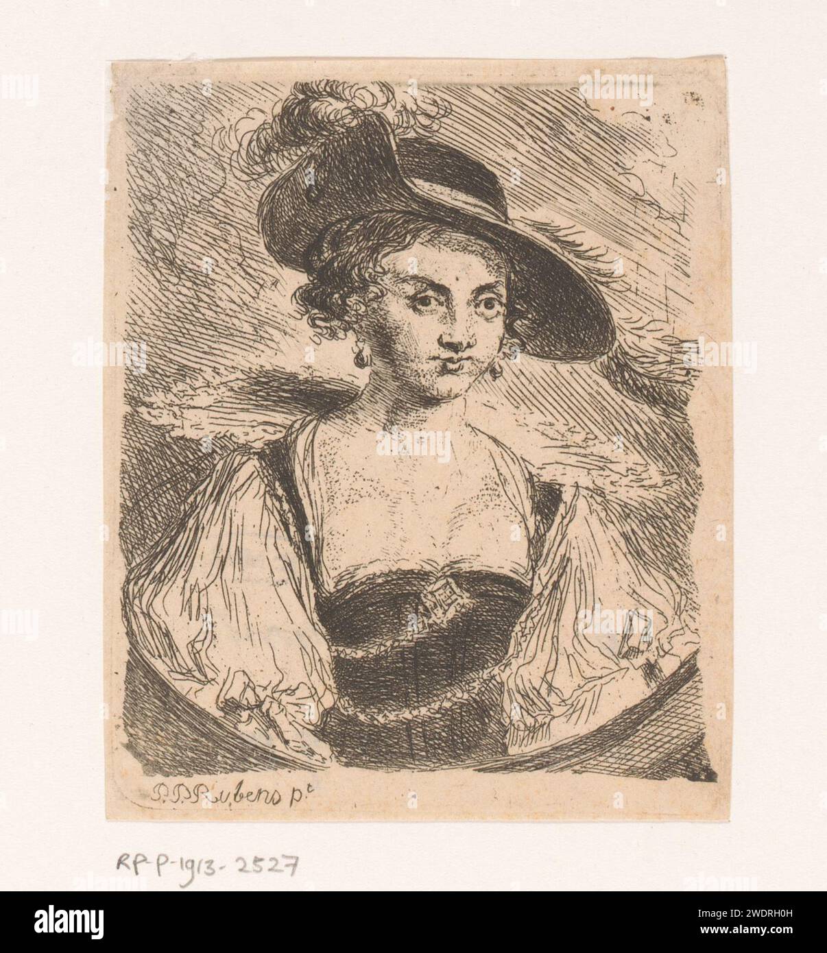 Portret van Helena Fourment, Andreas Bernardus de Quertenmont ...