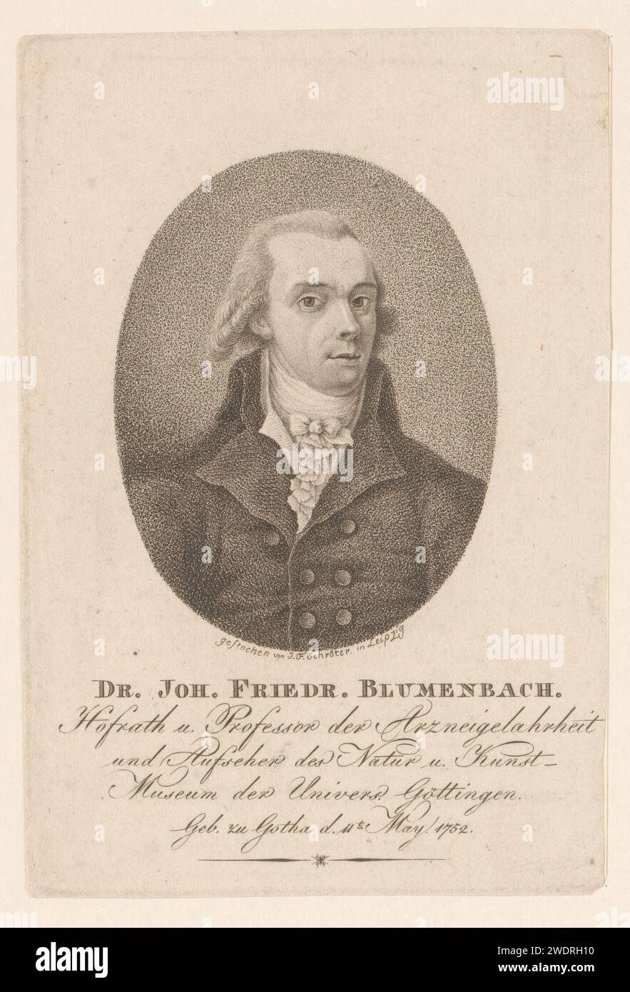Johann friedrich blumenbach hi-res stock photography and images - Alamy