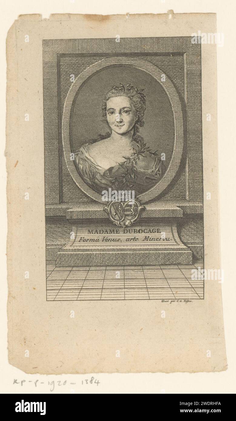 Parette Van Anne-Marie You BocCage, Carl Liplefried Nestler, 1740 ...