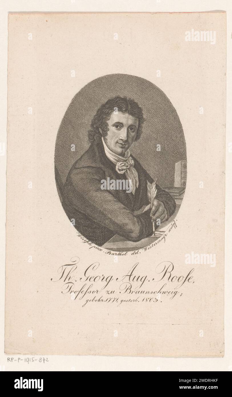 PortraT van Theodor Georg August Roose, Konrad Westermayr, After ...