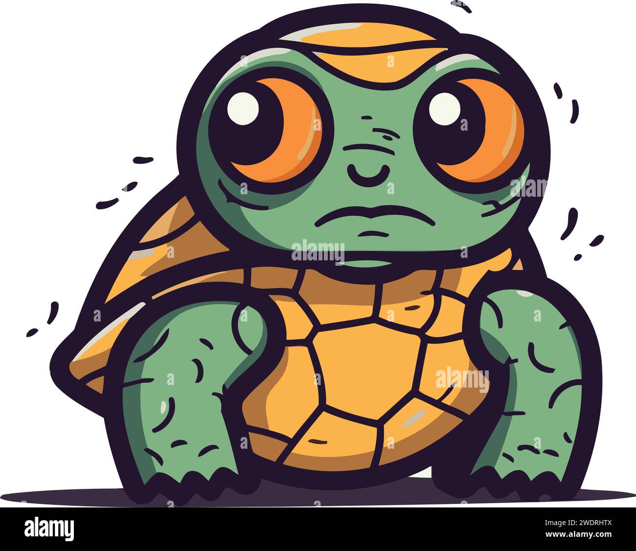 Vector Angry Turtle