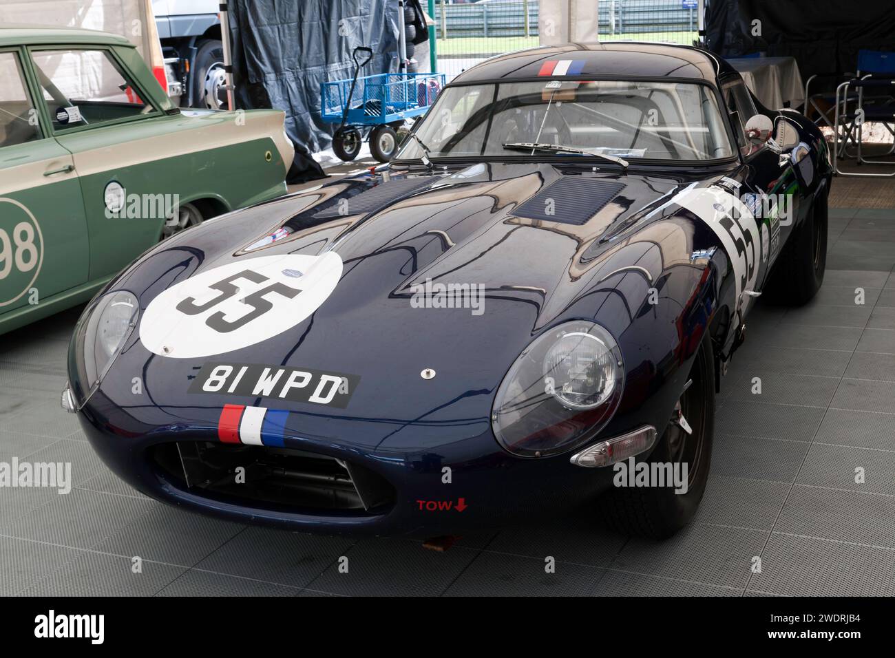 Martin Melling and Jason Minshaw's Dark Grey, 1962, Jaguar E-Type FHC ...