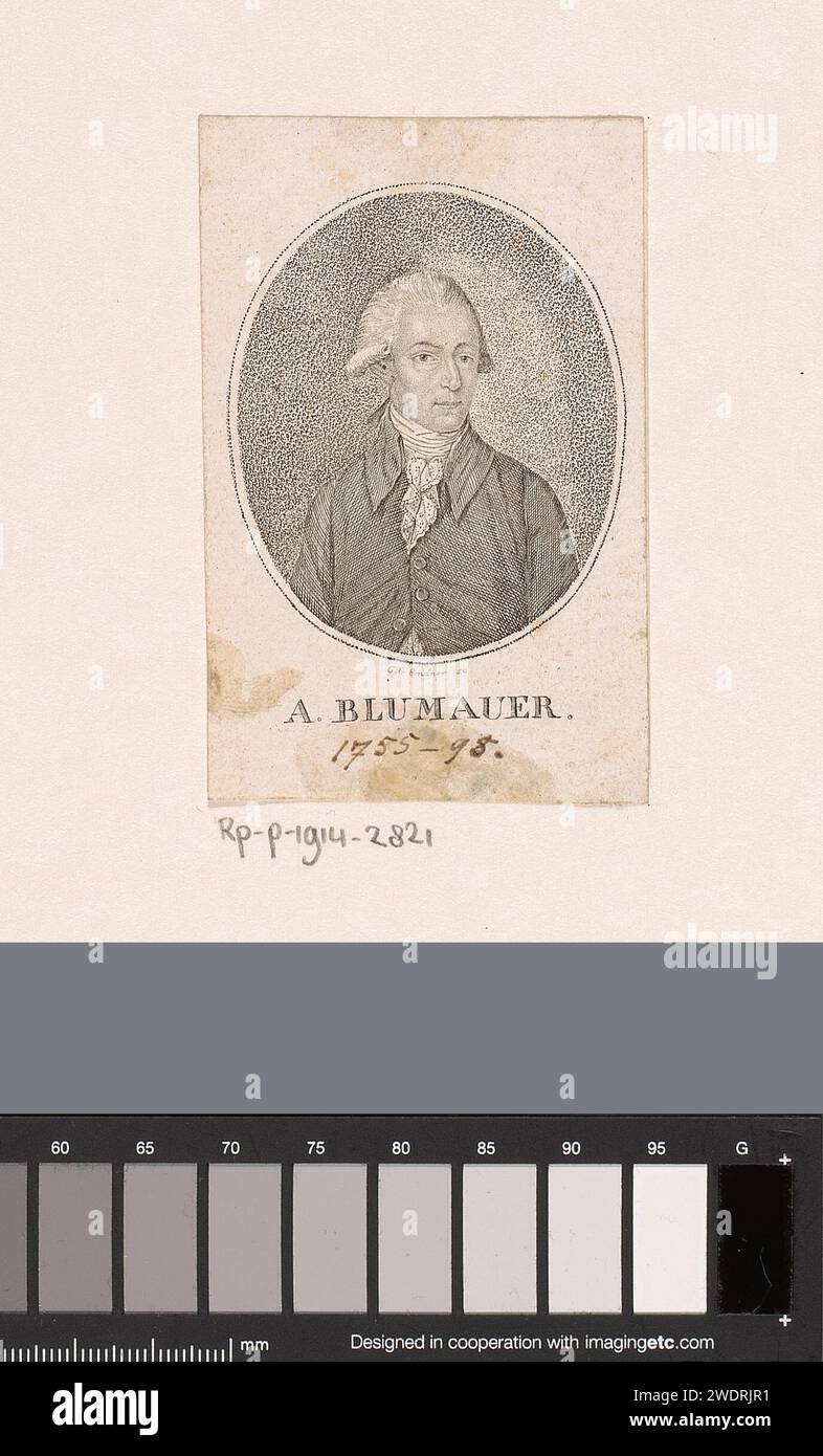 Porter van Alois Blumauer, Gustav Georg Endner, 1798 - 1824 print paper ...