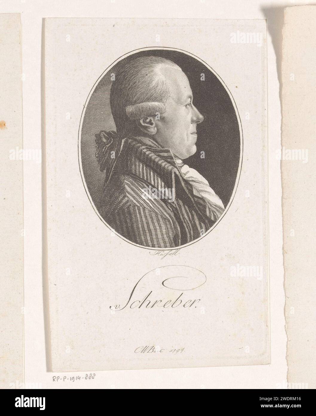 Portrait van Johann Christian Daniel von Schreber, Christoph Wilhelm ...
