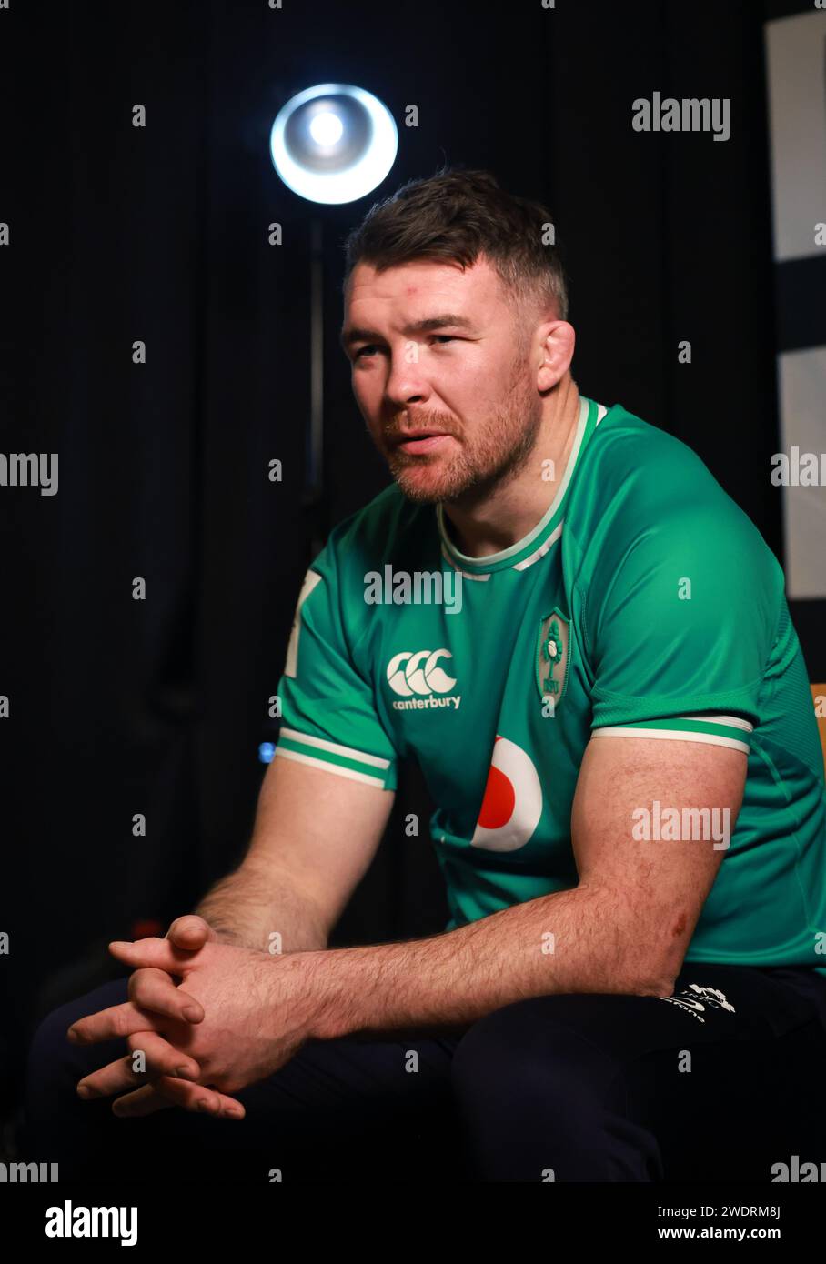 Ireland captain Peter O'Mahony during the 2024 Guinness Men's Six ...