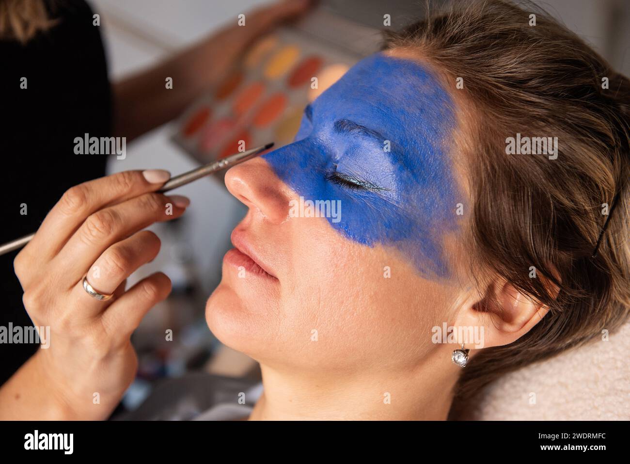 Professional woman face detail hi-res stock photography and images - Alamy