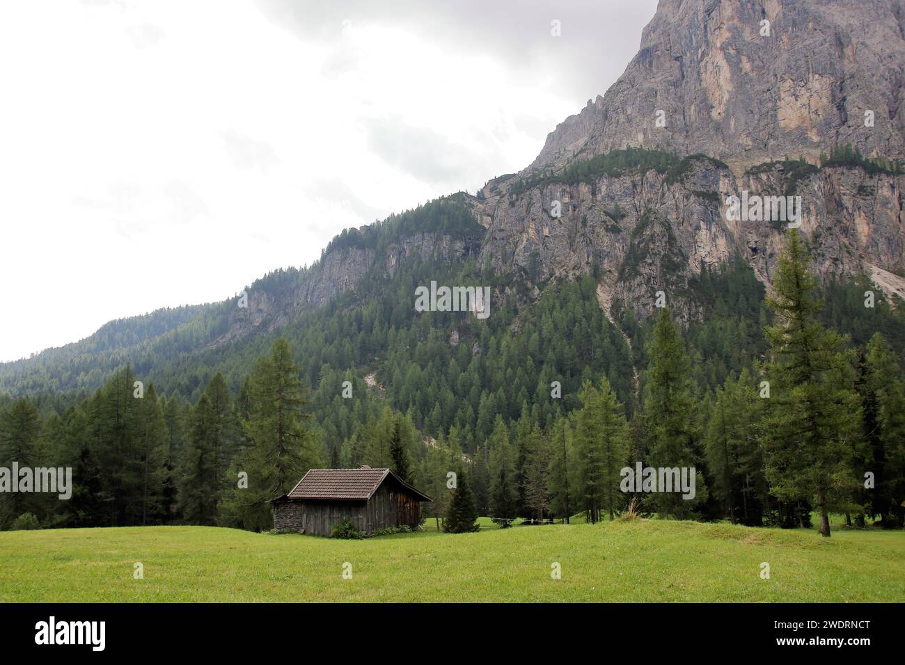 Dolomite's landscape in Alta Badia Stock Photo - Alamy