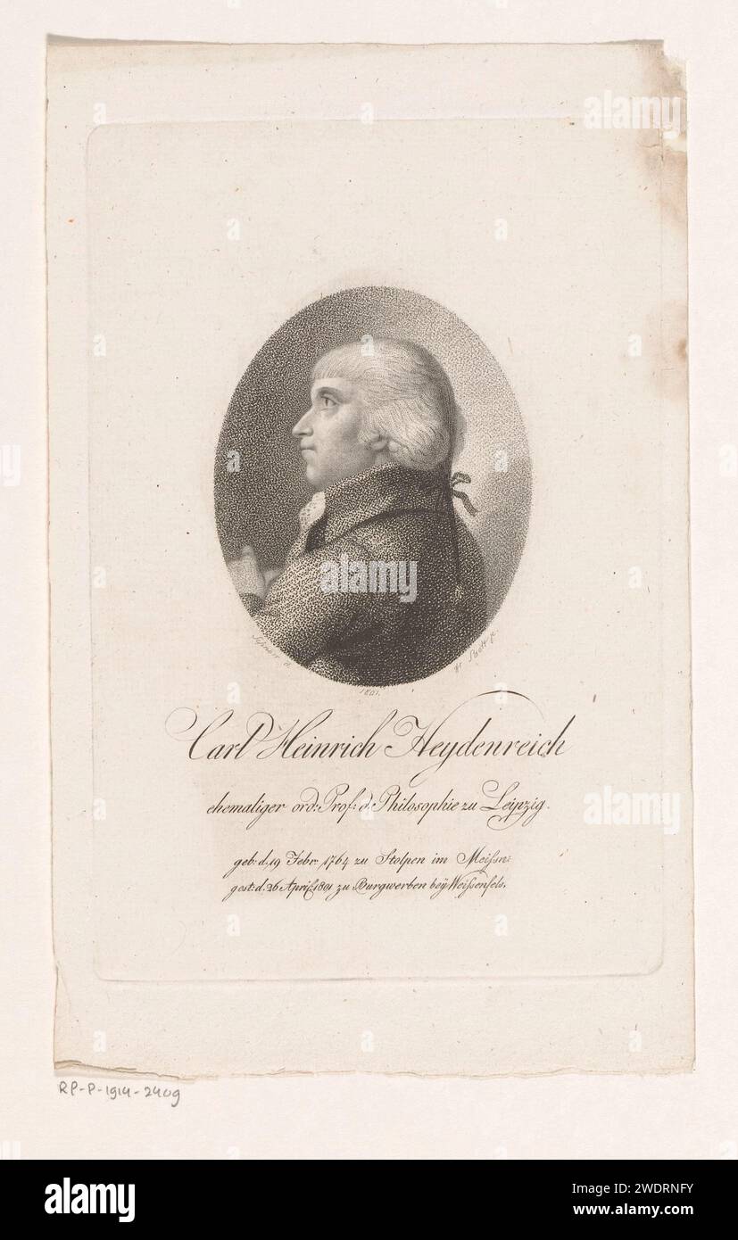 PortraT van Carl Heinrich Heydenreich, Johann Friedrich Bolt, after ...