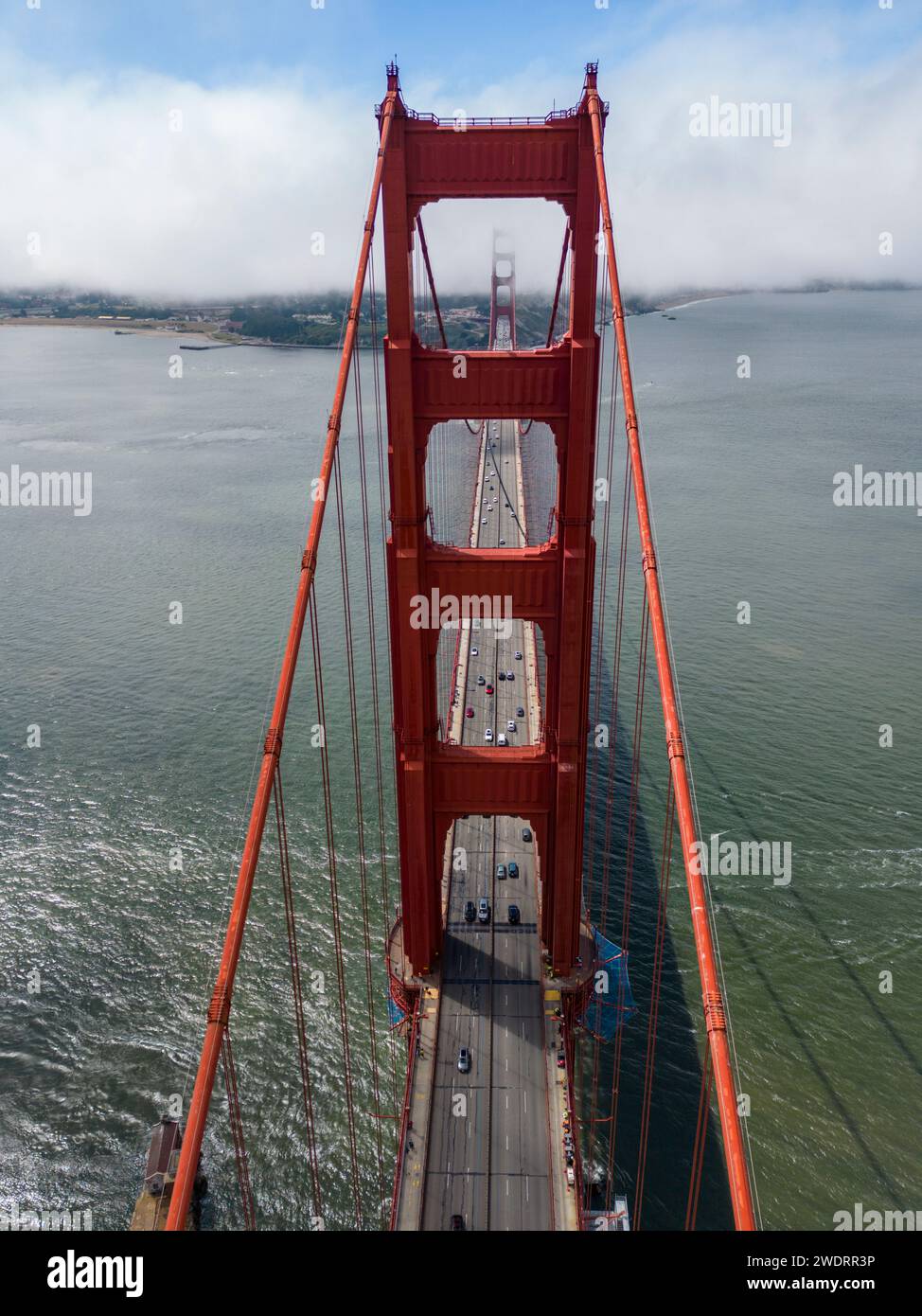 Aerial view of golden gate bridge hi-res stock photography and images ...