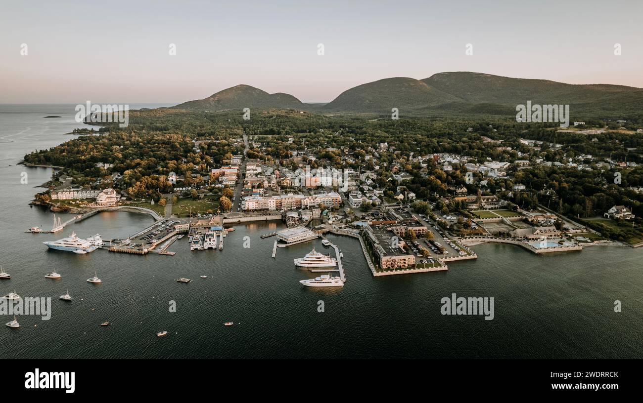 Bar harbor downtown maine hi-res stock photography and images - Alamy