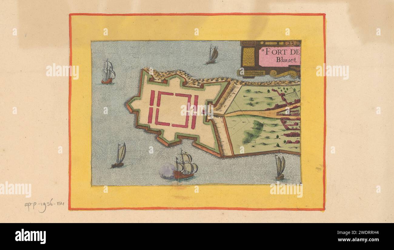 Map of the Citadel at Port-Louis, Anonymous, After Christophe Tassin ...