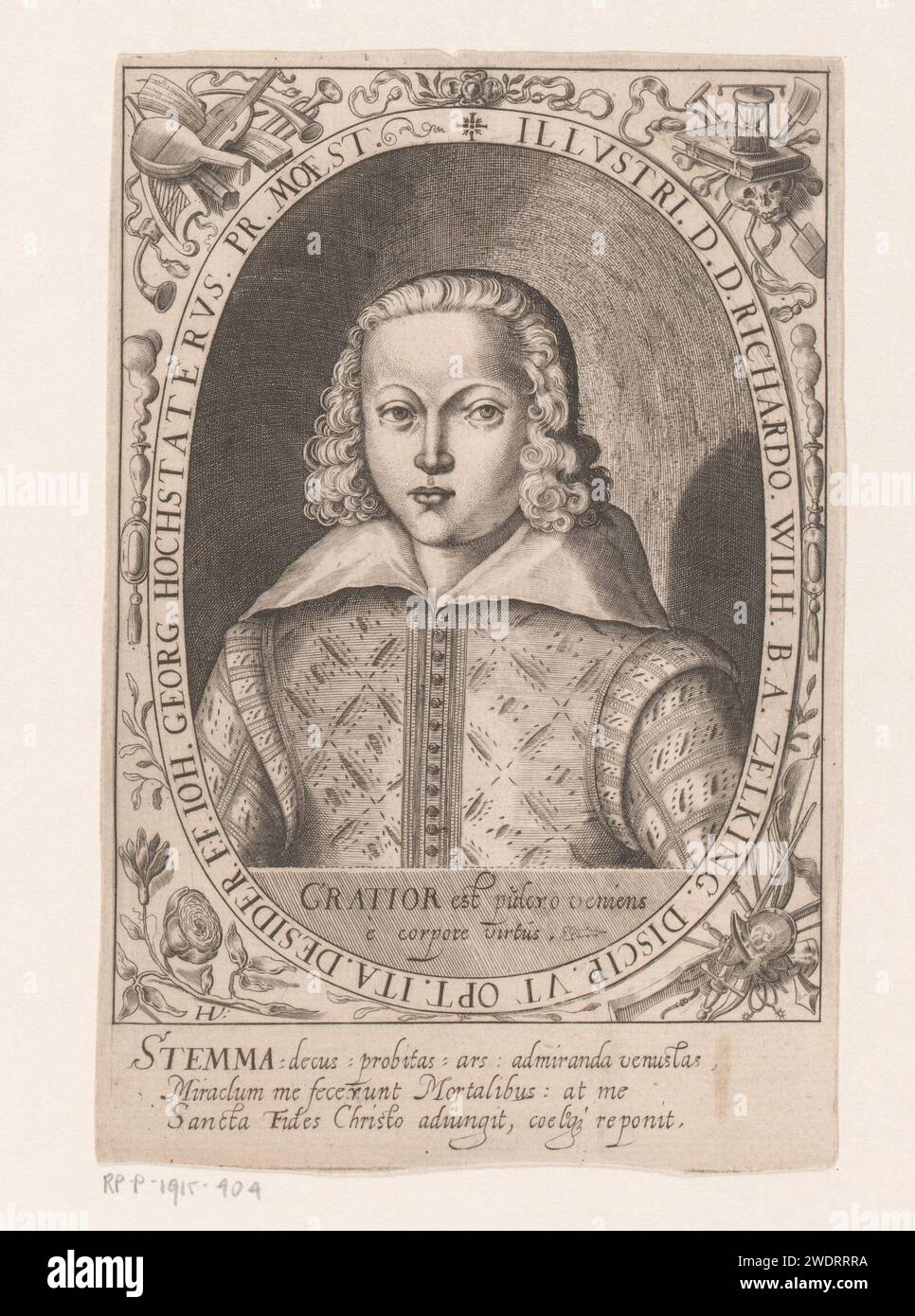 Portrait van Richard Wilhelm von Zelking, Heinrich Ulrich, 1582 - 1671 ...