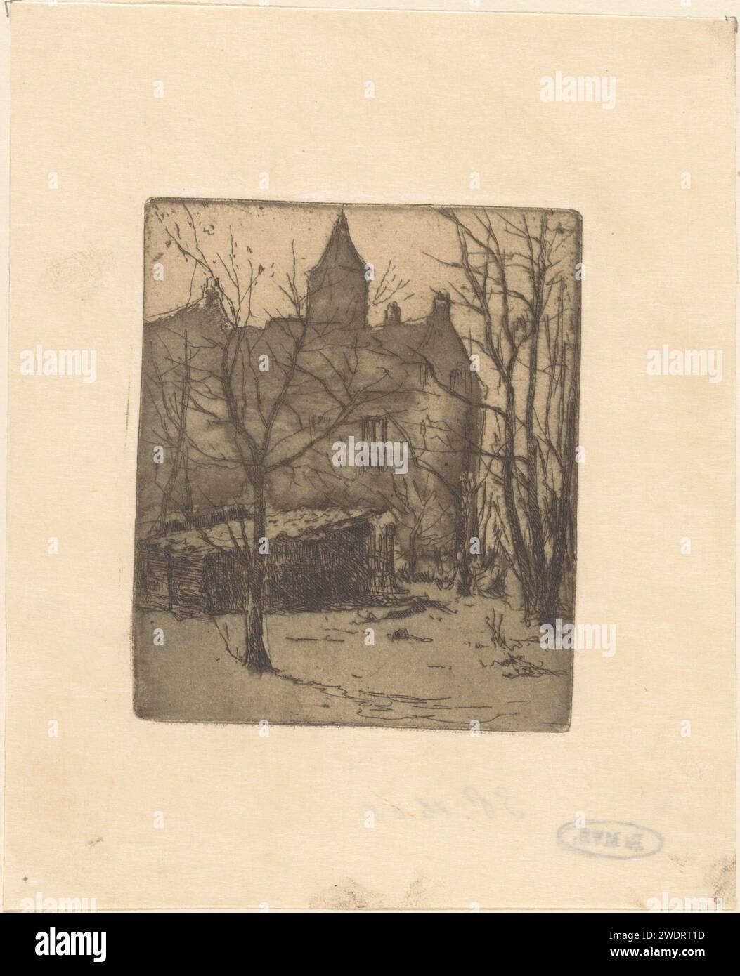 De Binckhorst Castle in The Hague, Willem Adrianus Grondhout, 1888 ...