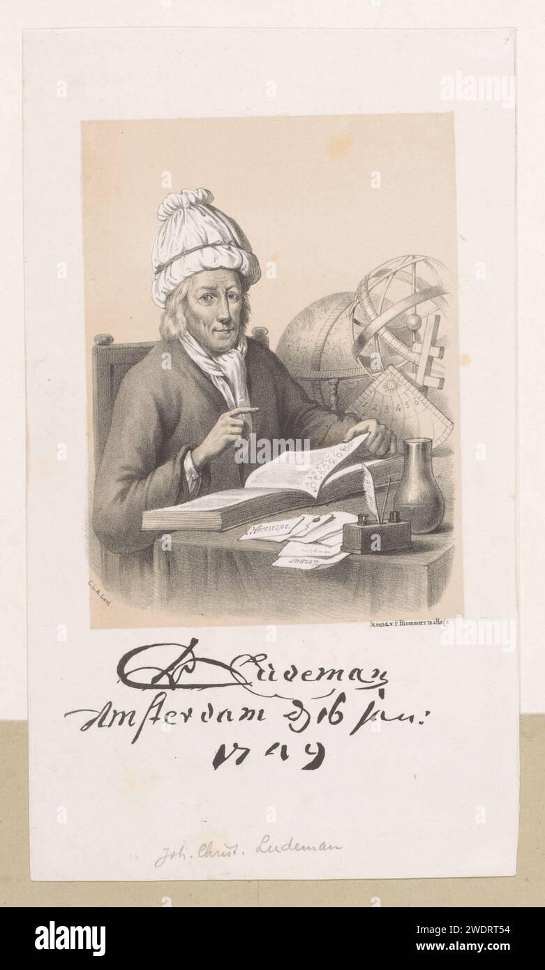 Portrait of Johan Christophorus Ludeman, Carel Christiaan Antony Last ...