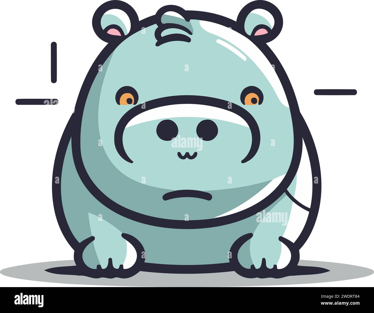Sad hippo hi-res stock photography and images - Alamy