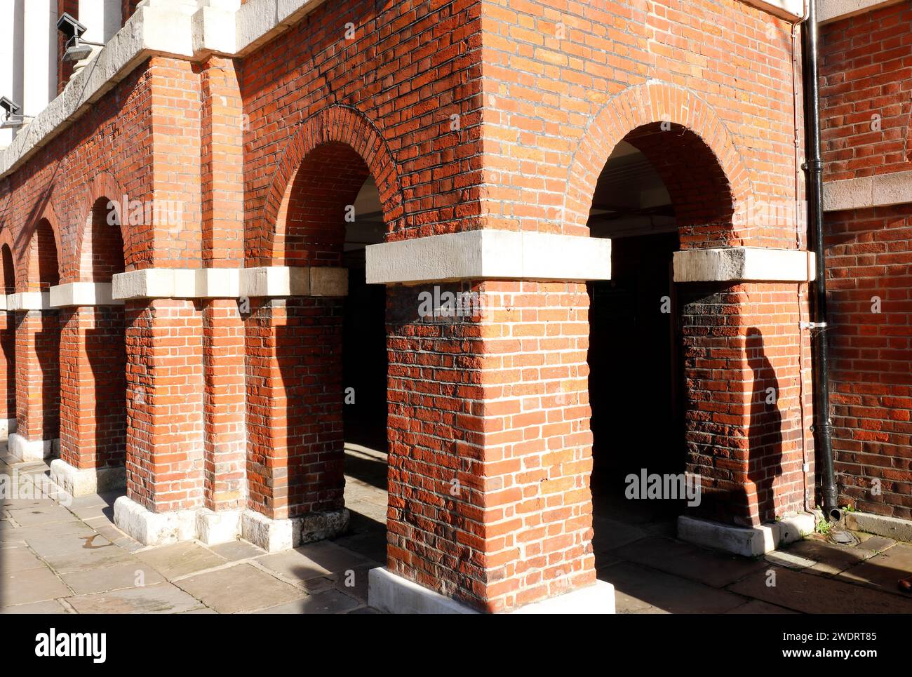 Mans shadow on building hi-res stock photography and images - Alamy