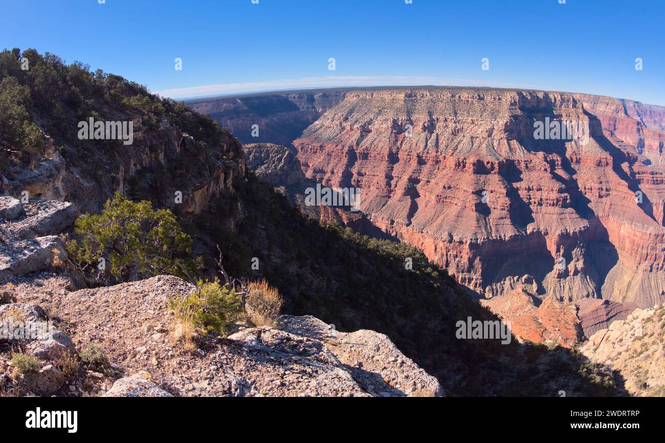 Yuma Point viewed from Hermits Rest Grand Canyon Stock Photo - Alamy