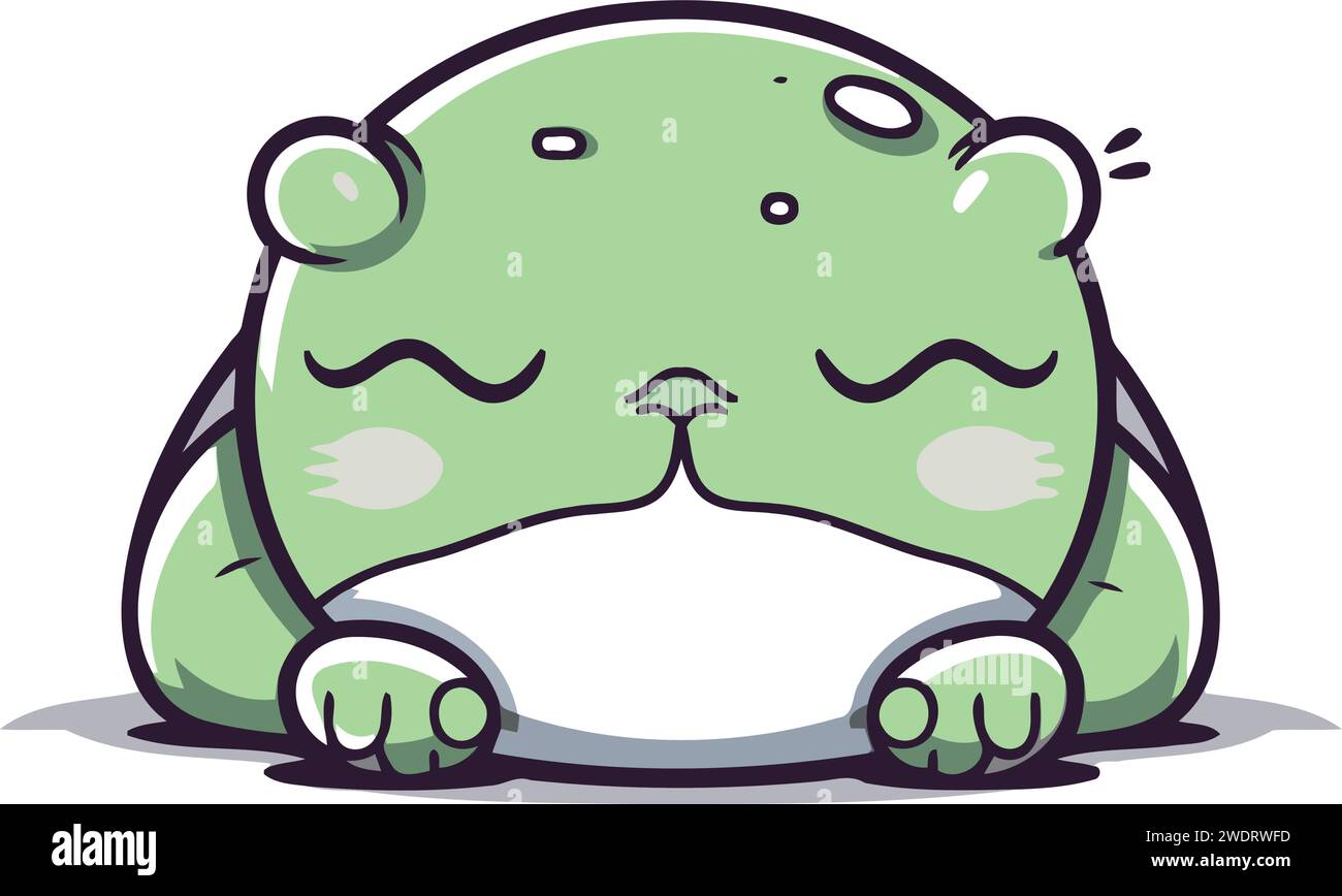 Cartoon fat frog hi-res stock photography and images - Alamy
