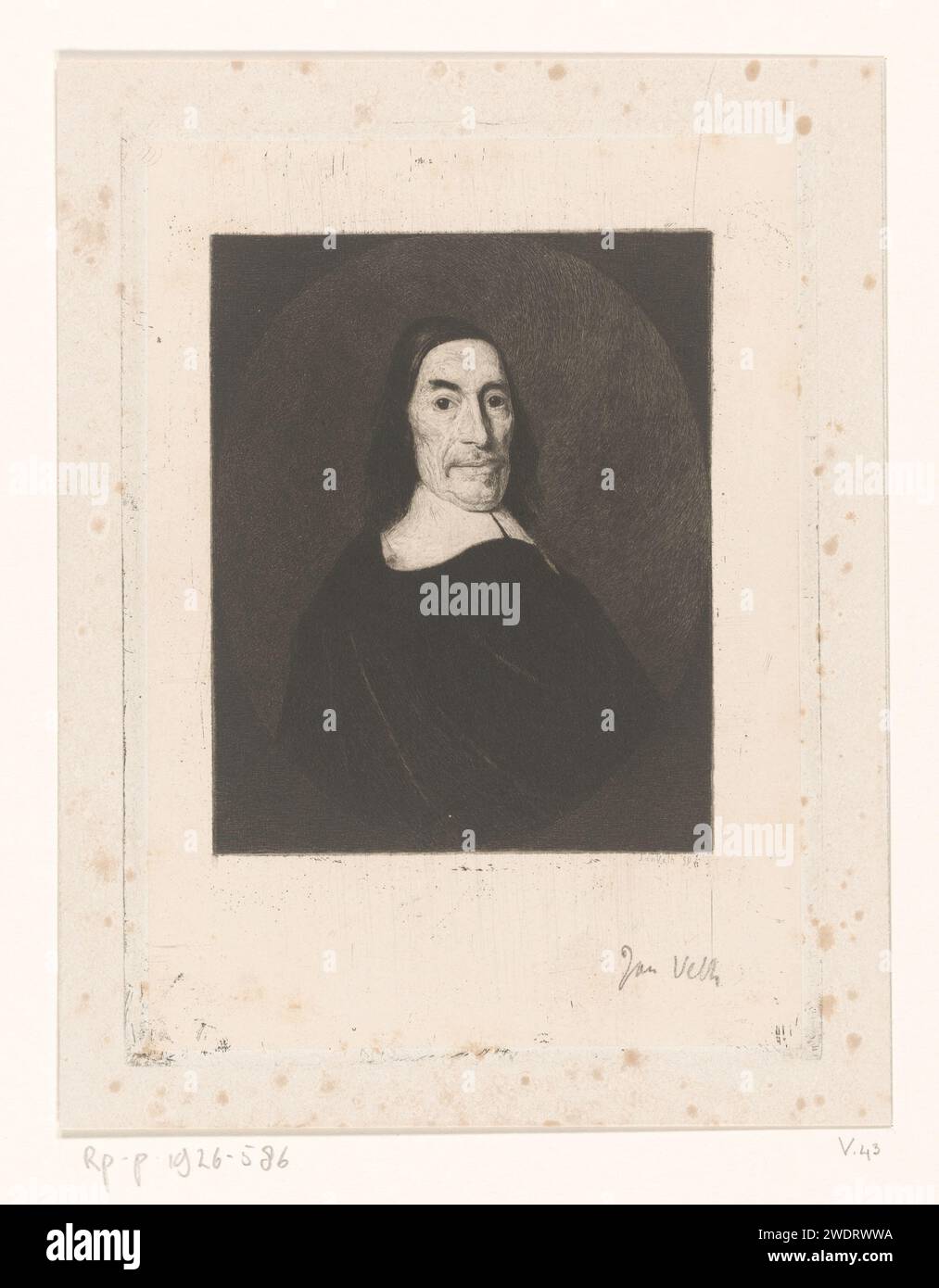 Portrait of Jacob de Witt, Jan Veth, after Nicolaes Maes, 1890 print ...