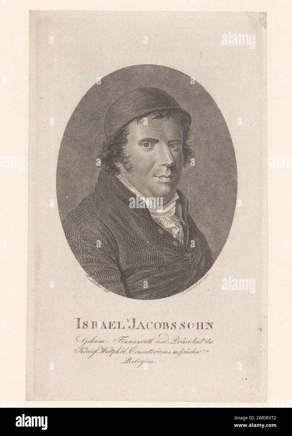 Israel Jacobsohn, Christian School, after Franz Karl Tielker, 1808 ...