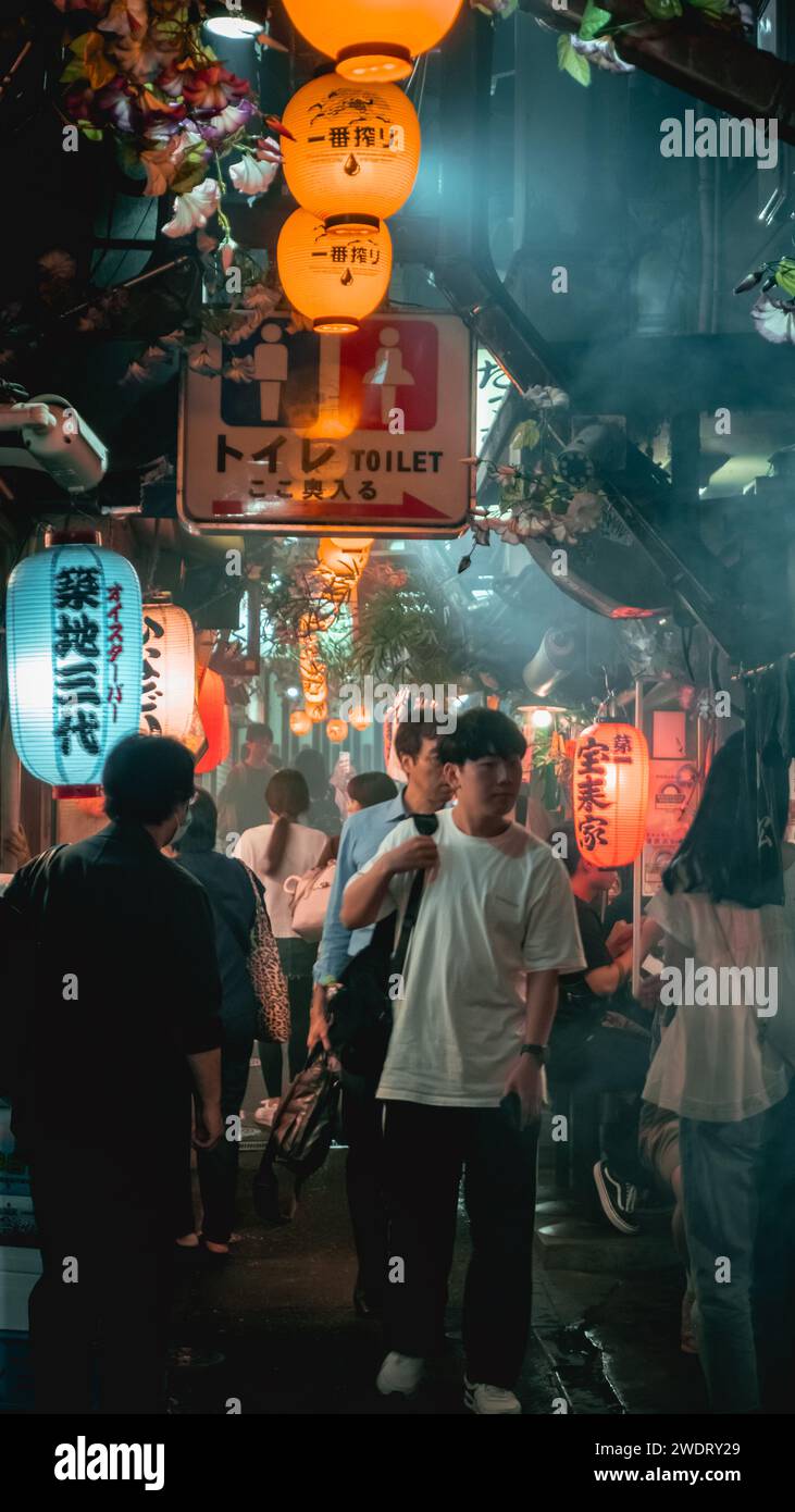 Shinjuku Golden Gai Street Japan Stock Photo - Alamy