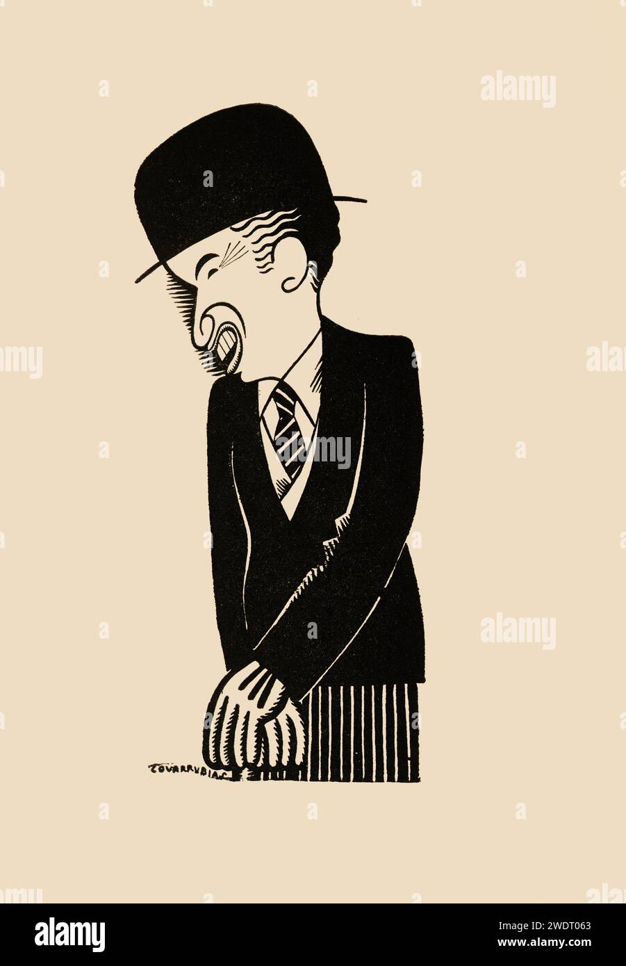 Portrait of charlie chaplin hi-res stock photography and images - Alamy