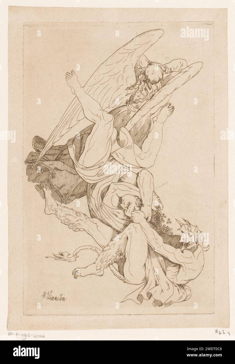 Etching devil hi-res stock photography and images - Alamy