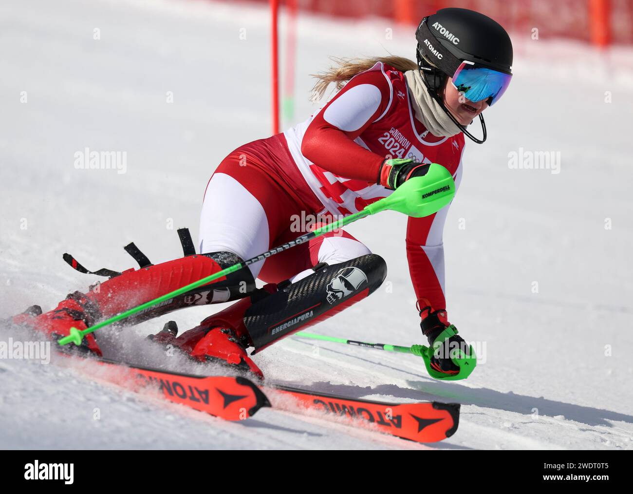 Jeongseon, South Korea. 22nd Jan, 2024. Maja Waroschitz of Austria ...