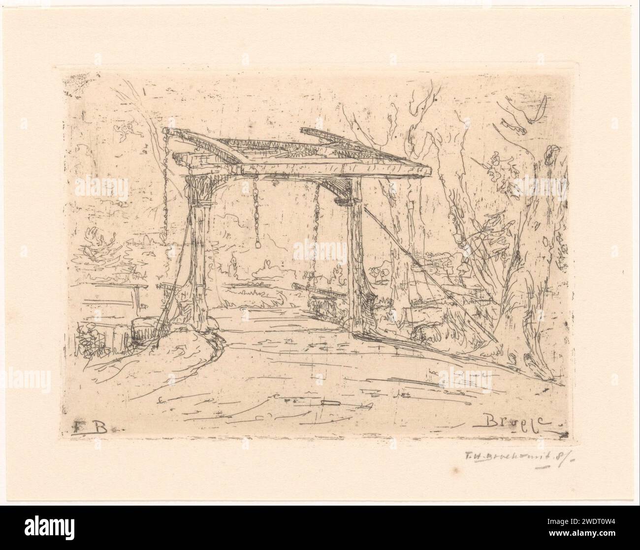 Drawbridge in Hillegersberg, Frederika Henriëtte Broeksmit, 1885 - 1931 ...