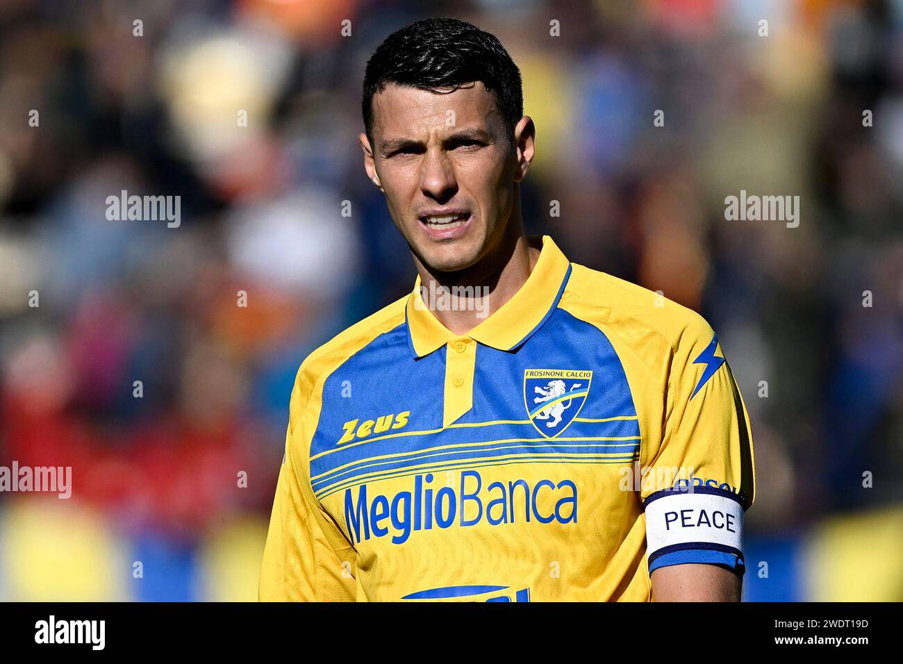 Luca Mazzitelli of Frosinone looks on during the Serie A football match ...