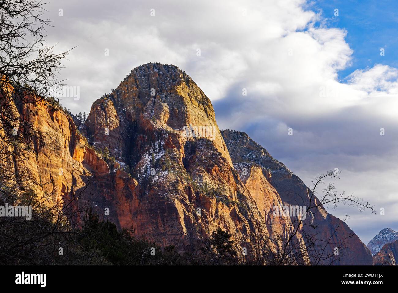 This is a view of The Mountain of the Sun, an iconic formation near ...