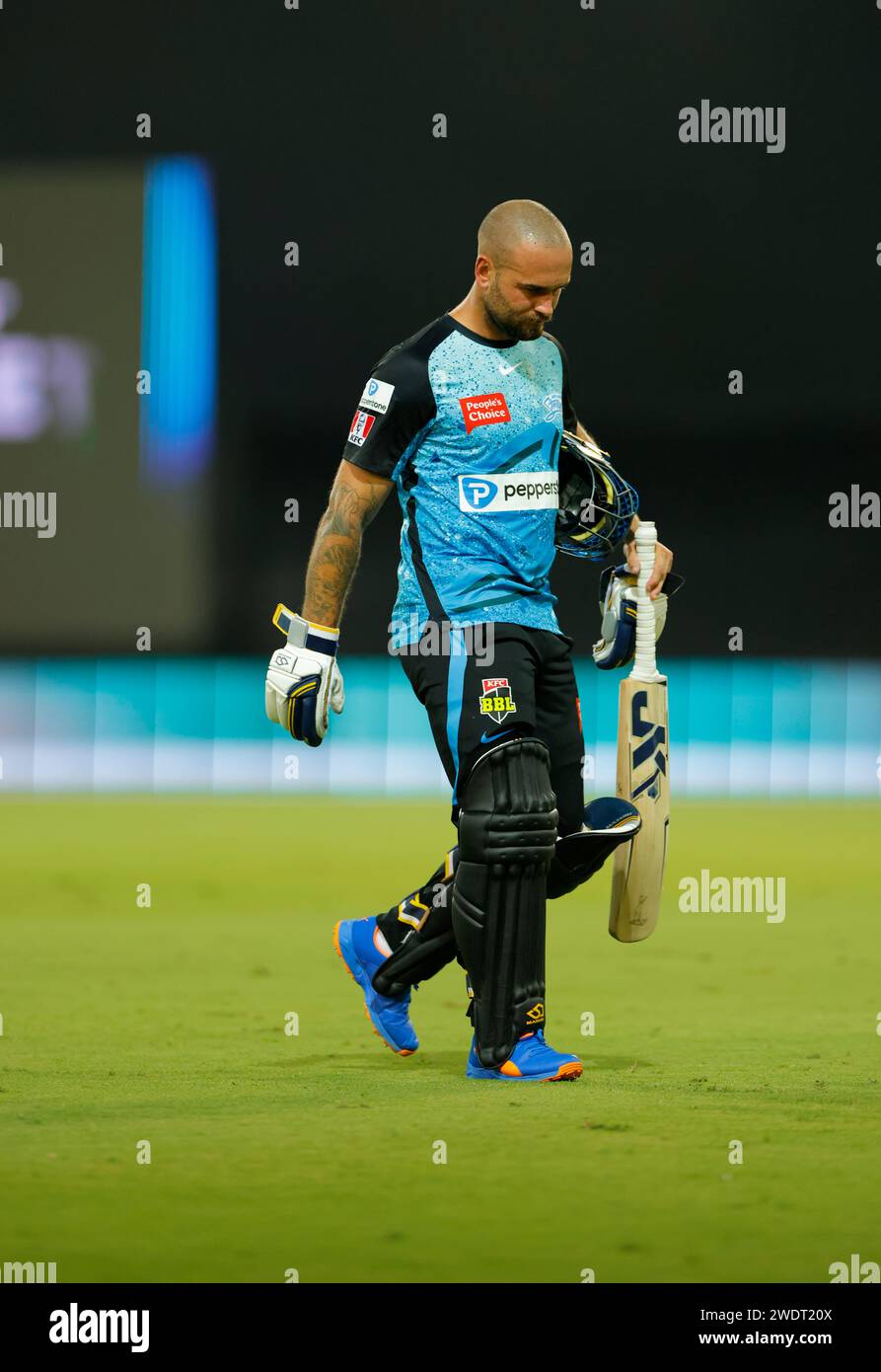 Gold Coast, Australia. 22nd Jan 2024. Adelaide are really struggling as ...