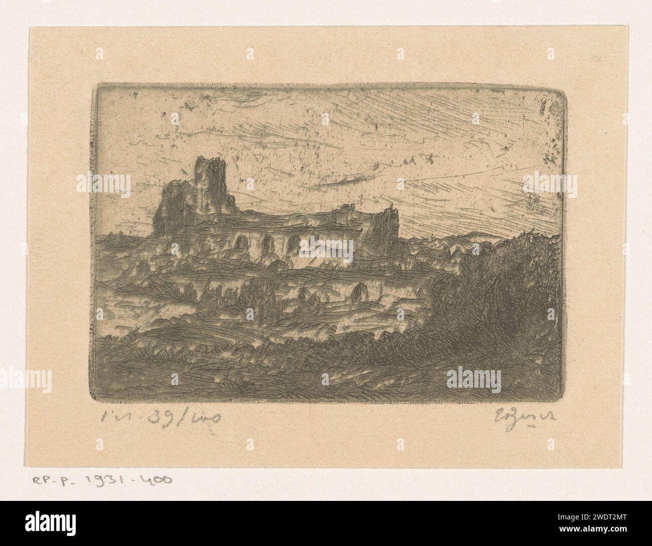 Ruine silhouette hi-res stock photography and images - Alamy