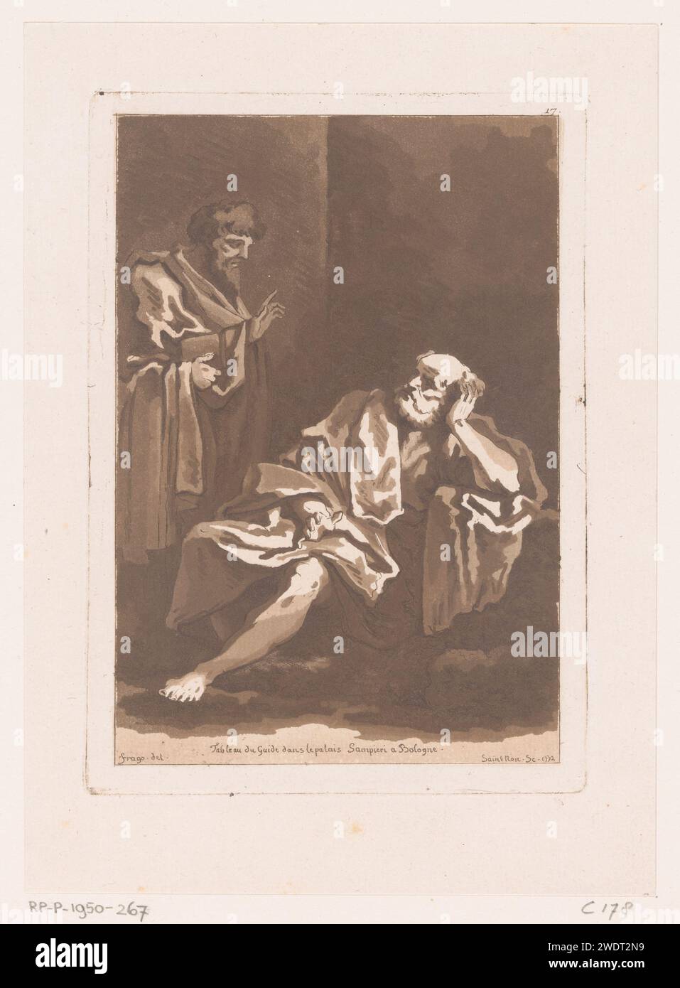 Paul reproduces the repentant Petrus, Richard de Saint-Non, after Jean ...