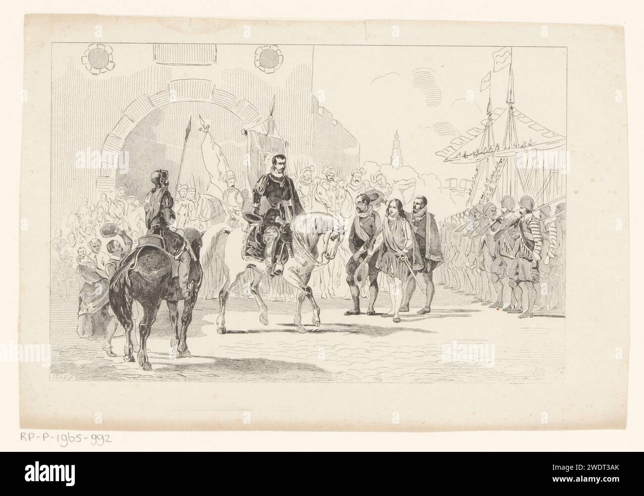 Knight salute on horseback hi-res stock photography and images - Alamy