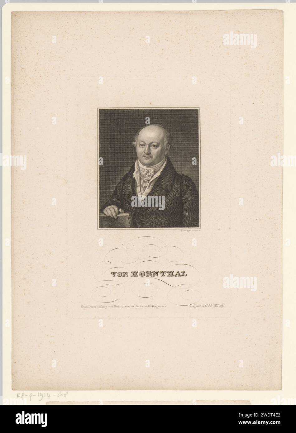 PortraT van Franz Ludwig von Hornthal, Johann Georg Nordheim, 1829 - c ...
