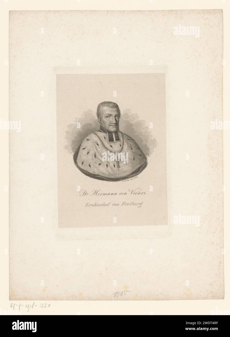 PortraT van Hermann von Vicari, Hermann Hirsch Pinhas, 1805 - 1844 ...